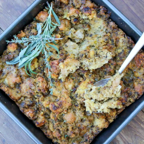 The Best Southern-Style Vegan Stuffing - garden grub